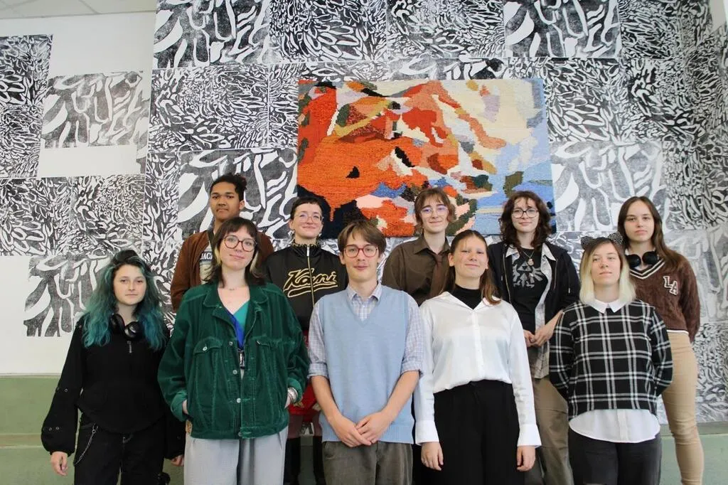 Le lycée Renaudeau de Cholet a inauguré sa fresque murale sur le râle ...