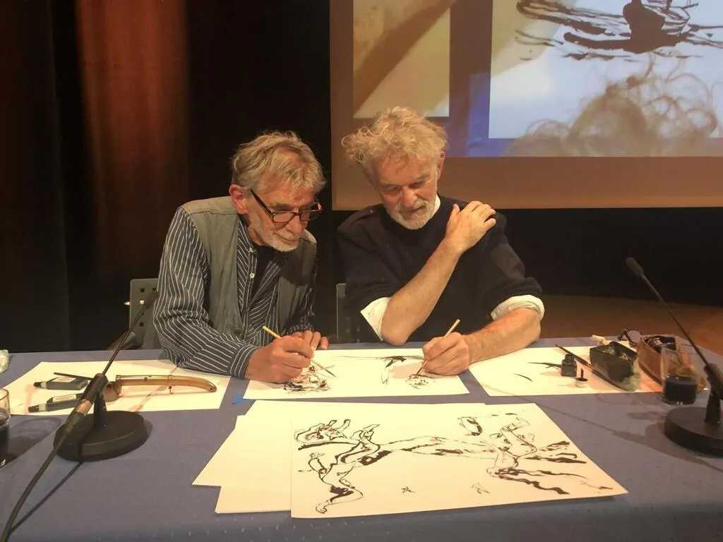 BD. Baudoin et Lepage dessinent à quatre mains, « Au pied des étoiles ...