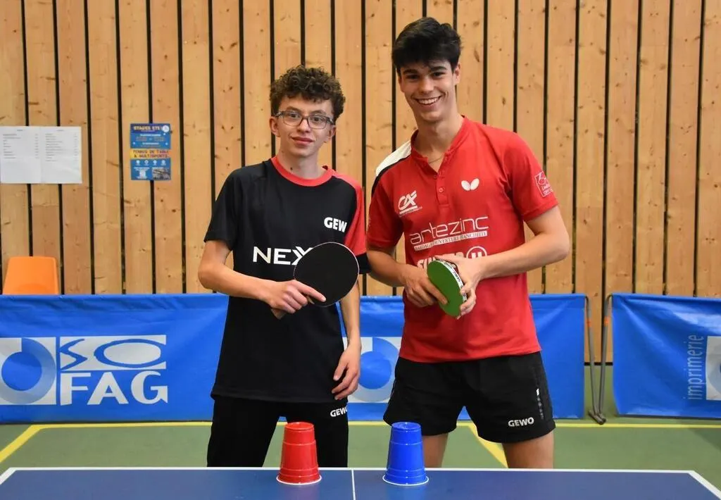 Tennis de table. Titouan Le Menn et Ewen Coiffard, artistes des réseaux ...