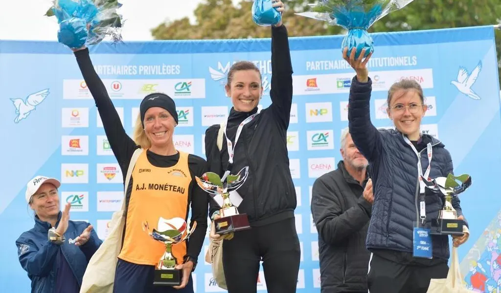 Marathon de la Liberté. François Pautret et Agate Violleau au sommet du ...