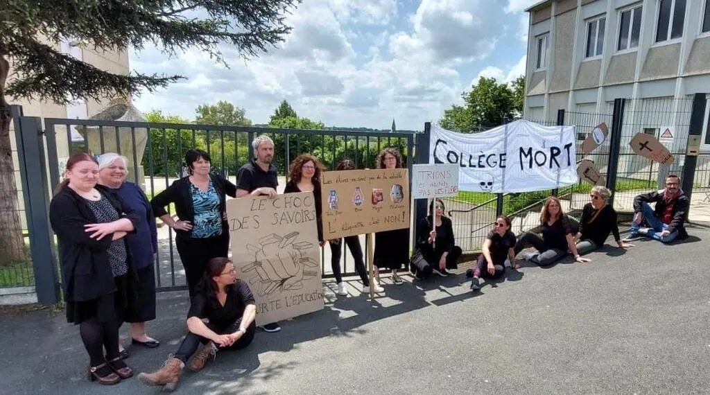 « Non au tri des élèves » : les enseignants de ce collège contestent ...