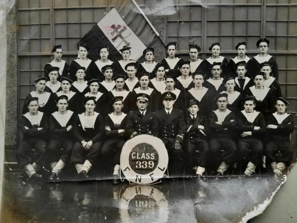 56 marins des FNFL qui faisaient partie au Débarquement étaient de ...