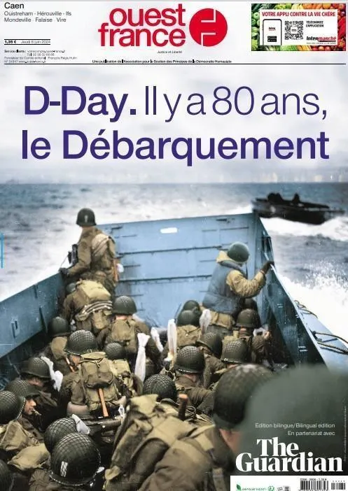80 ans du Débarquement. Où et comment suivre les cérémonies de ce 6 juin avec Ouest-France ...