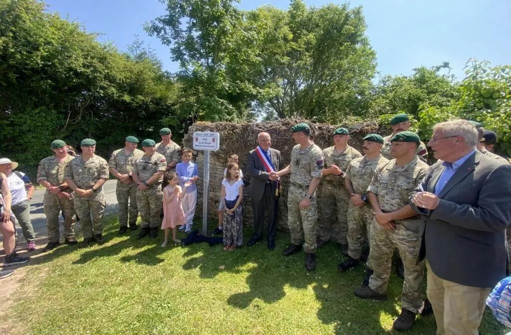 Tracy-sur-Mer. La rue du 47e Royal-Marine-Commando inaugurée - Caen ...