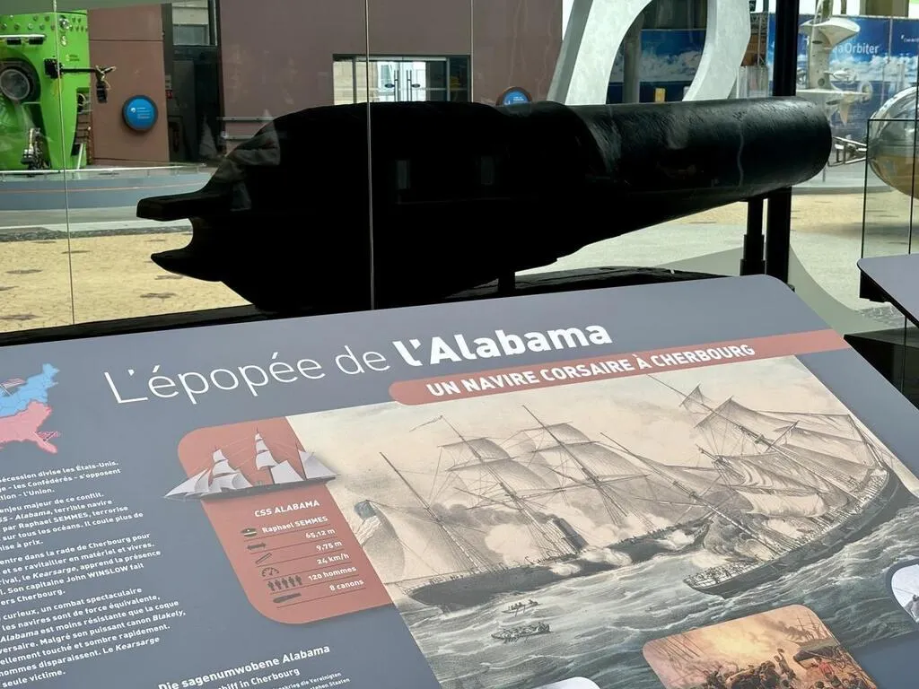 Le canon de l’Alabama va fêter ses 160 ans à la Cité de la mer de ...