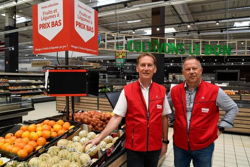 Dans les coulisses du nouveau magasin Auchan à la Galerie Espace Anjou ...