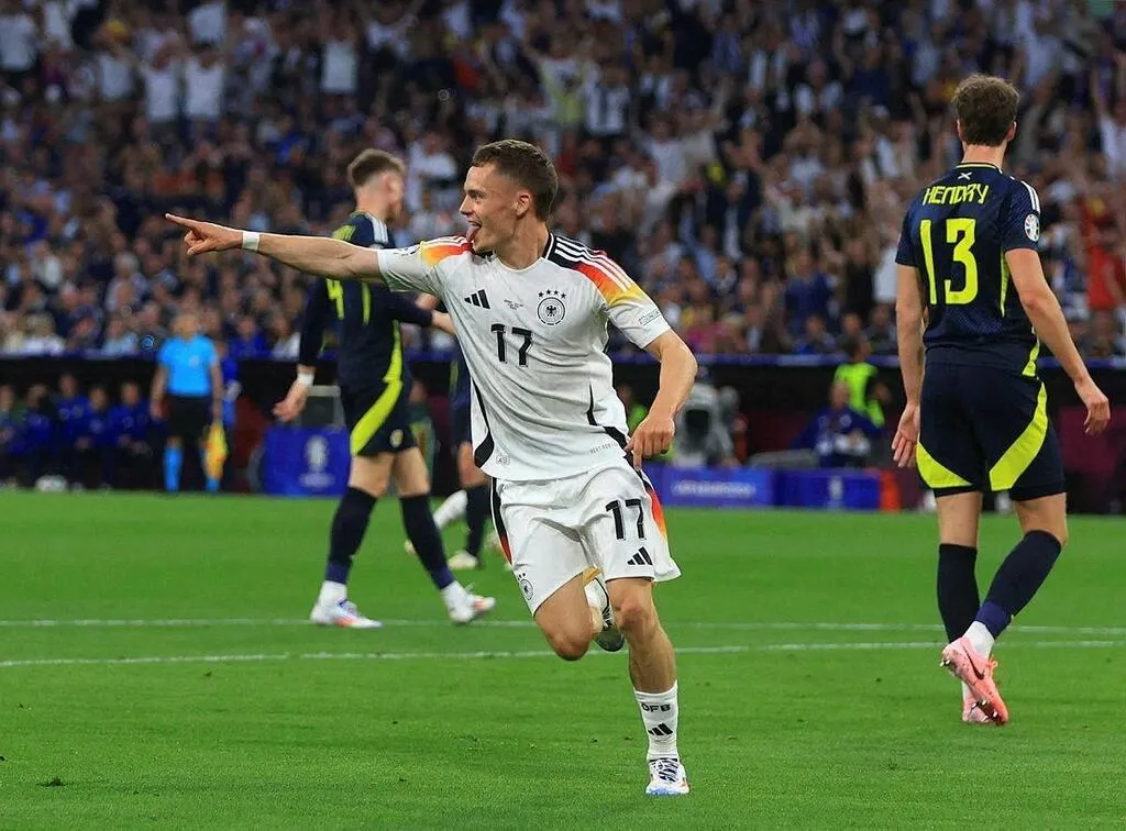 VIDÉO. Allemagne - Écosse : Florian Wirtz marque le premier but de l ...