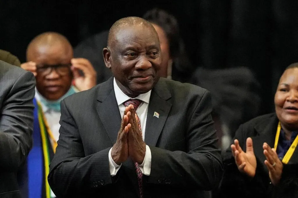 Cyril Ramaphosa réélu président de l’Afrique du Sud par l’Assemblée ...