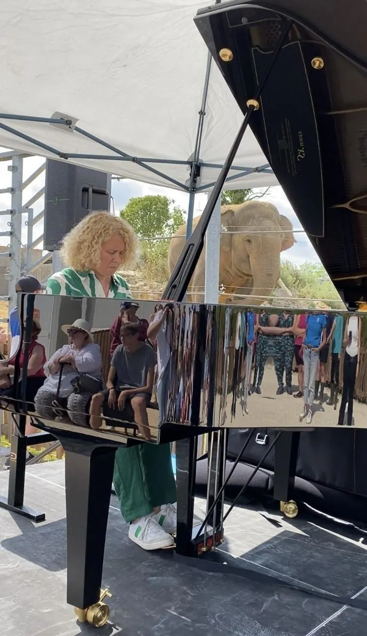 « Un rêve d’enfance » : Caroline Sageman va jouer du piano pour les ...