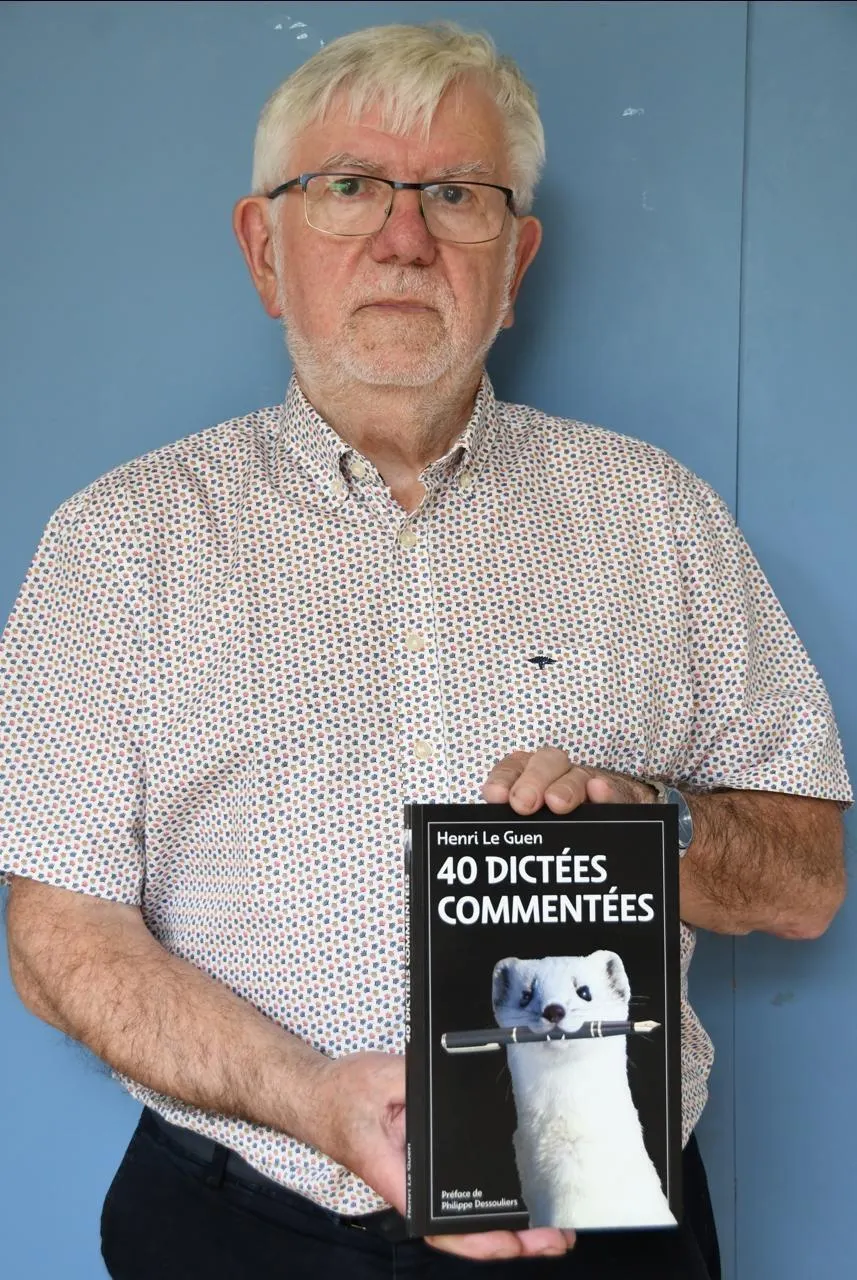 Bourg-Blanc. Henri Le Guen publie le recueil « 40 dictées commentées ...