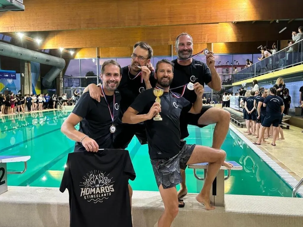 Ces Brestois sont les tout premiers champions de France de natation ...