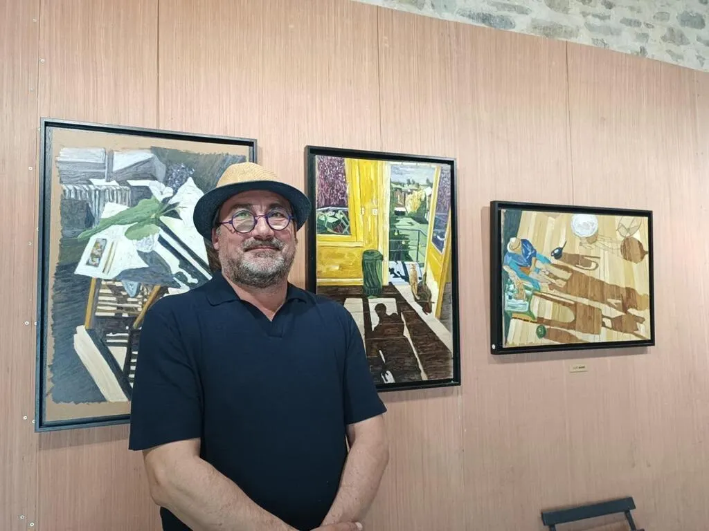 Le peintre Cyril Sorel est de retour à la galerie MLC de Vains Saint ...