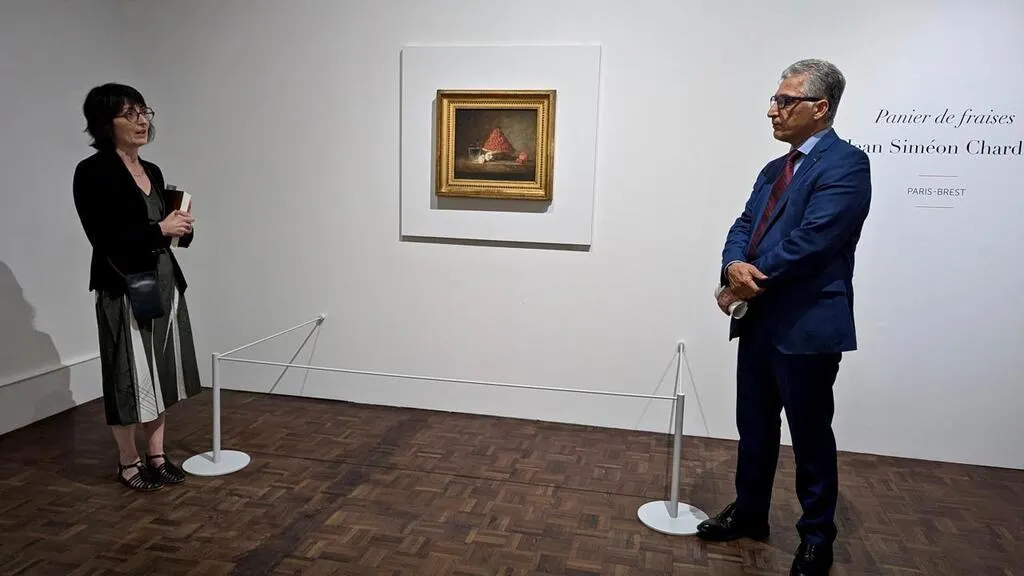 Le « Panier de fraises » de Jean Siméon Chardin est exposé au musée des ...