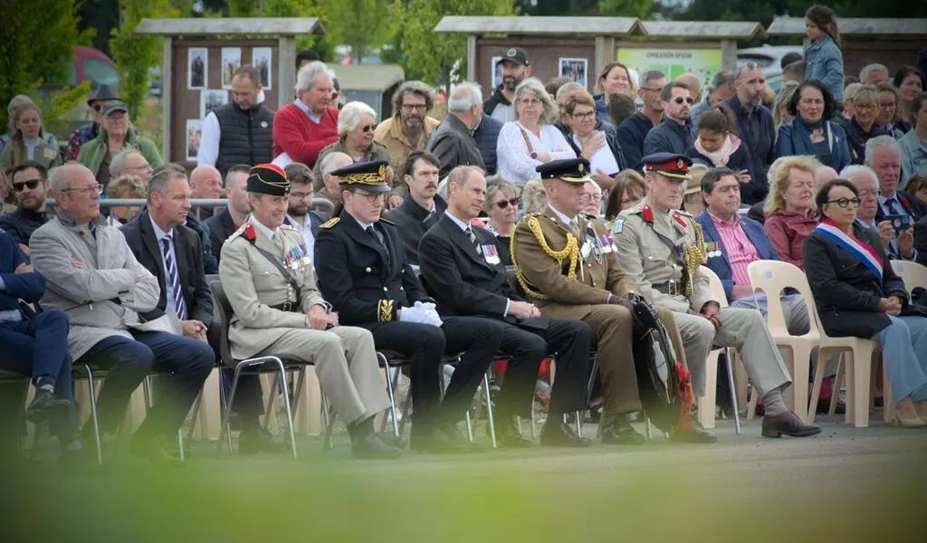 80e D-Day. Le prince d’Angleterre Edward présent à la commémoration à ...