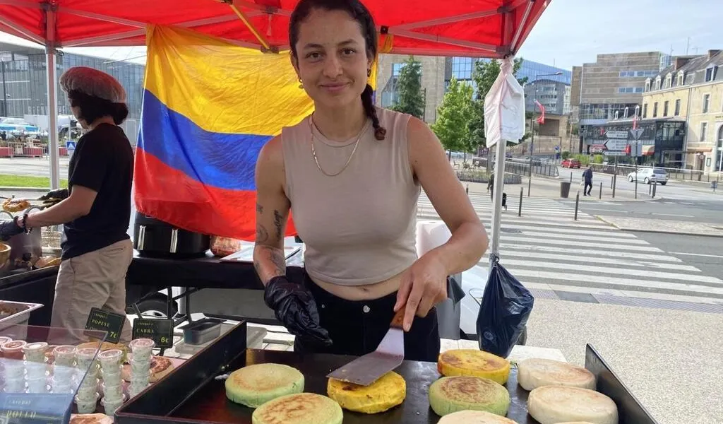 Les arepas de Salsa & Saveurs, une spécialité colombienne sur le marché ...