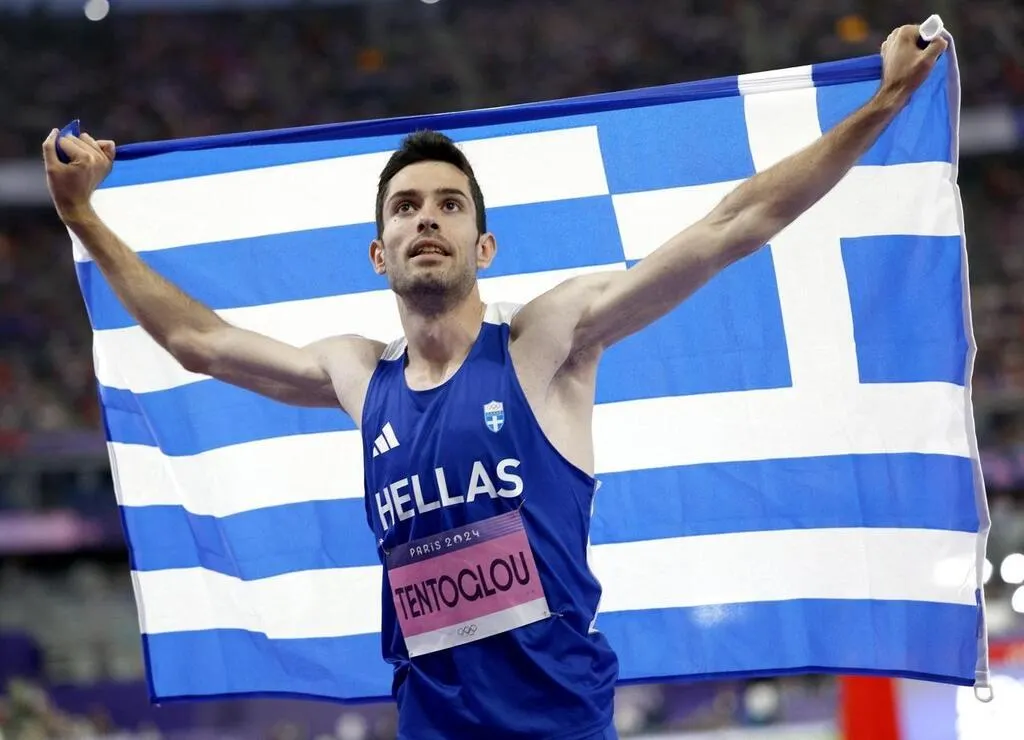 JO 2024 - Athlétisme. Miltiadis Tentoglou conserve l’or du saut en ...