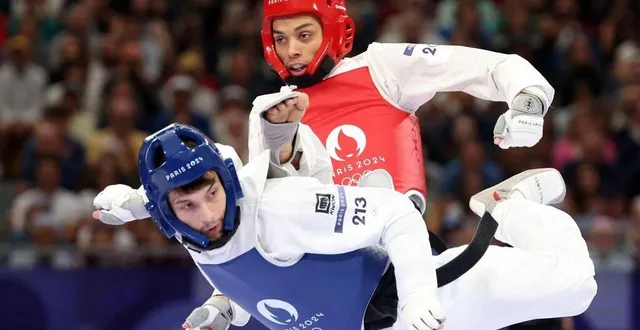 JO 2024 - Taekwondo. Vainqueur du Russe Gurtsiev, le Français Cyrian ...