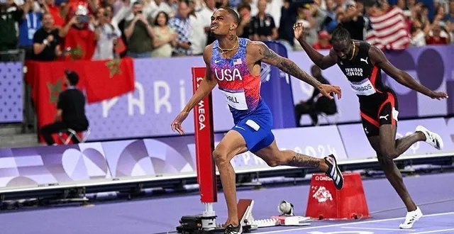 JO 2024 - Athlétisme. L’Américain Quincy Hall remporte le 400 m à l ...