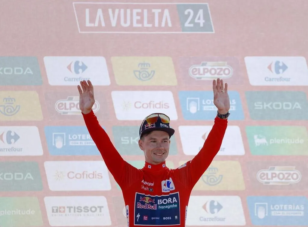 Vuelta. Le classement général des coureurs après la quatrième étape ...