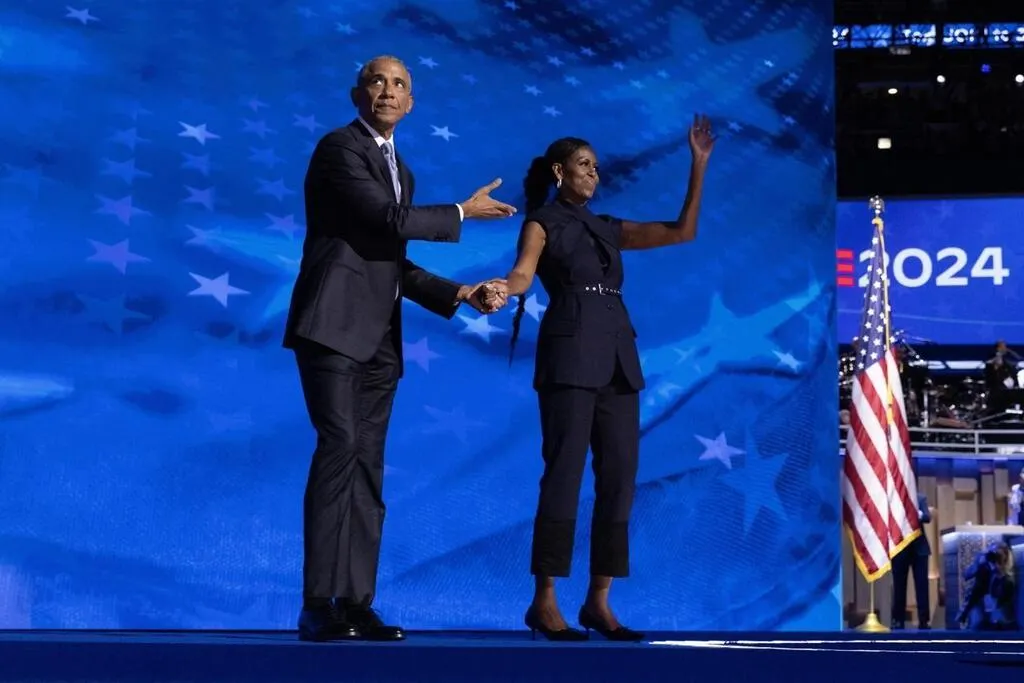 « Yes, she can ! » : Barack et Michelle Obama adoubent Kamala Harris ...
