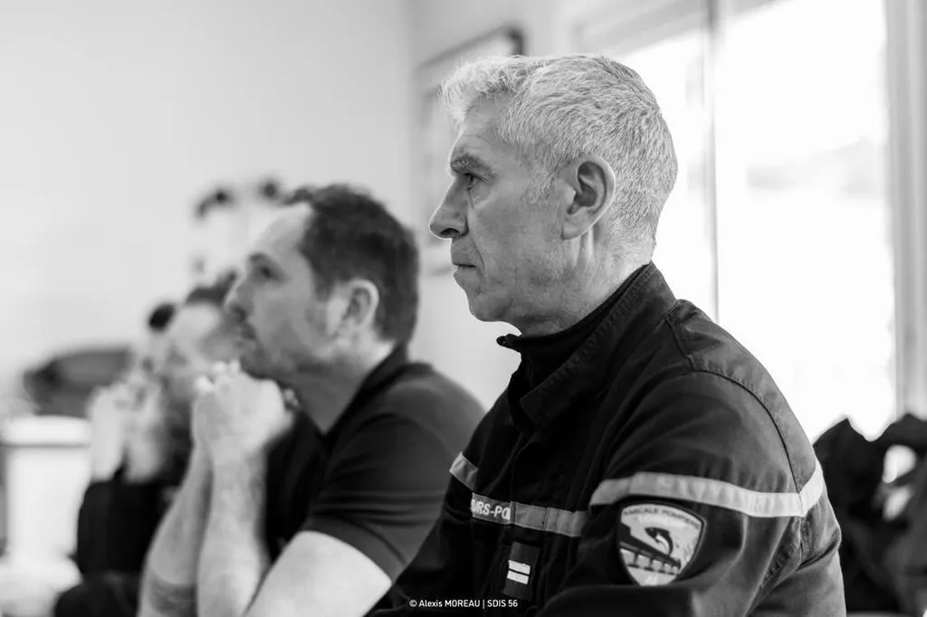 Chef de groupe au Centre d’incendie et de secours de Lorient, Olivier ...