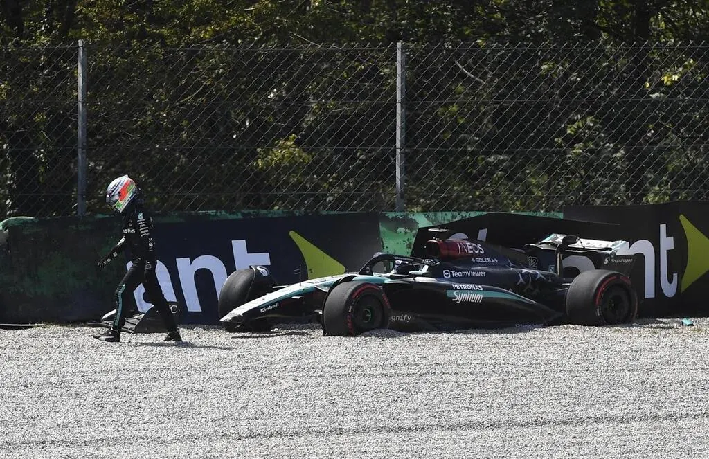 VIDÉO. F1 : Kimi Antonelli débute chez Mercedes avec un gros crash en essais libres à Monza ...