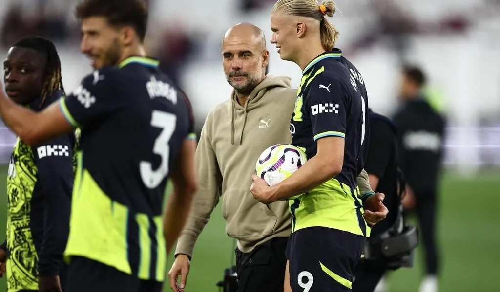 « Il est tellement puissant » : Pep Guardiola salue le début de saison ...