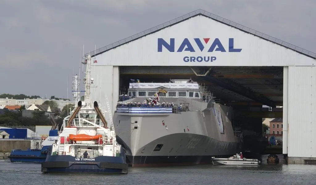 VIDÉO. Une deuxième frégate grecque mise à l’eau par Naval Group à ...