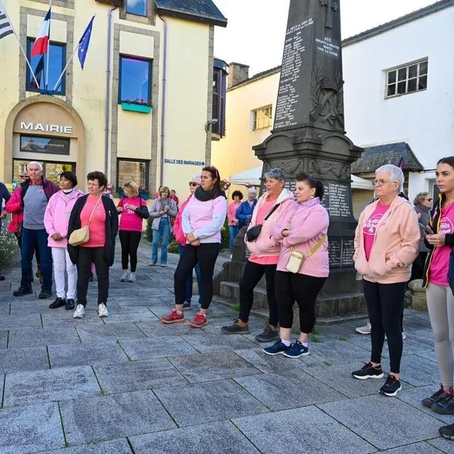 A Melgven, des pas contre le cancer du sein : ils ont marché pour ...