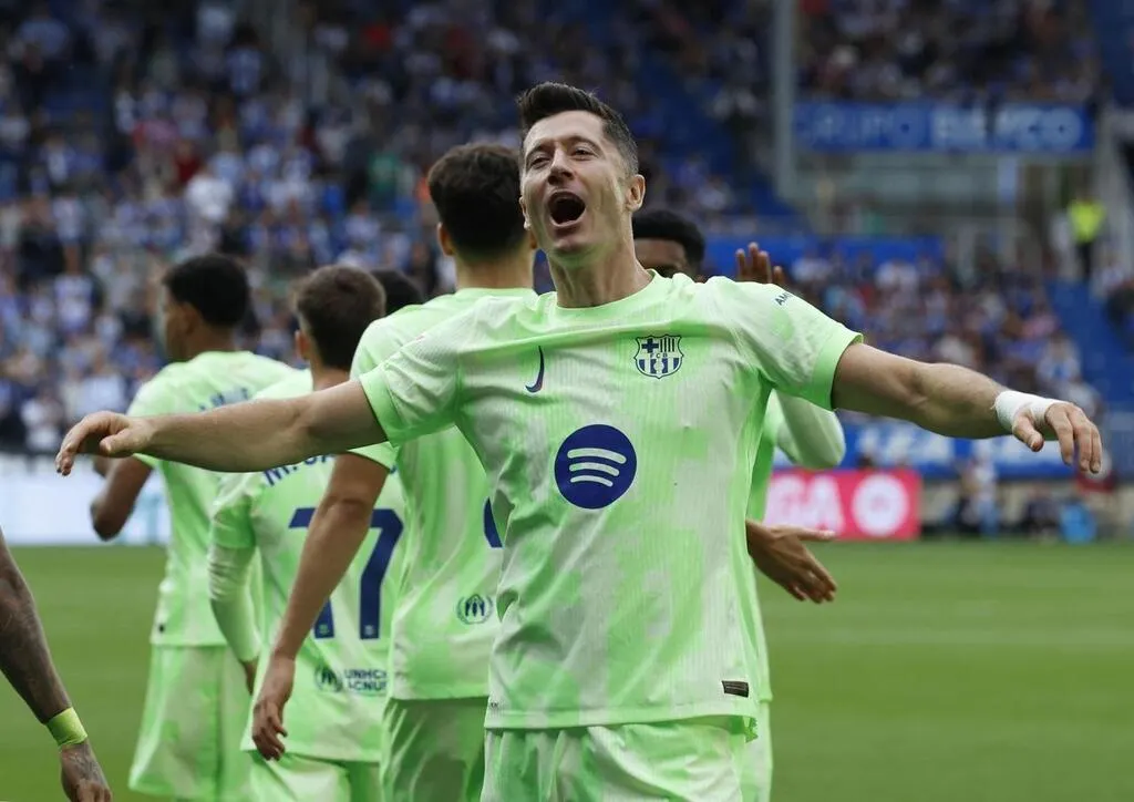 FC Barcelone. Robert Lewandowski est le meilleur buteur en Europe cette ...