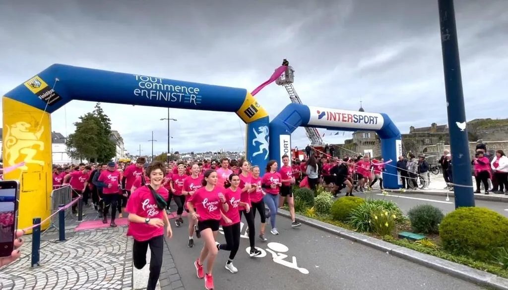 EN IMAGES. « Nous sommes tous concernés » : la Concarn’Rose, une vague rose contre le cancer du ...