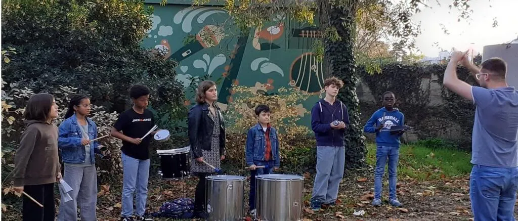 Les Ponts-de-Cé. La fresque musicale du parc Debussy a été inaugurée ...