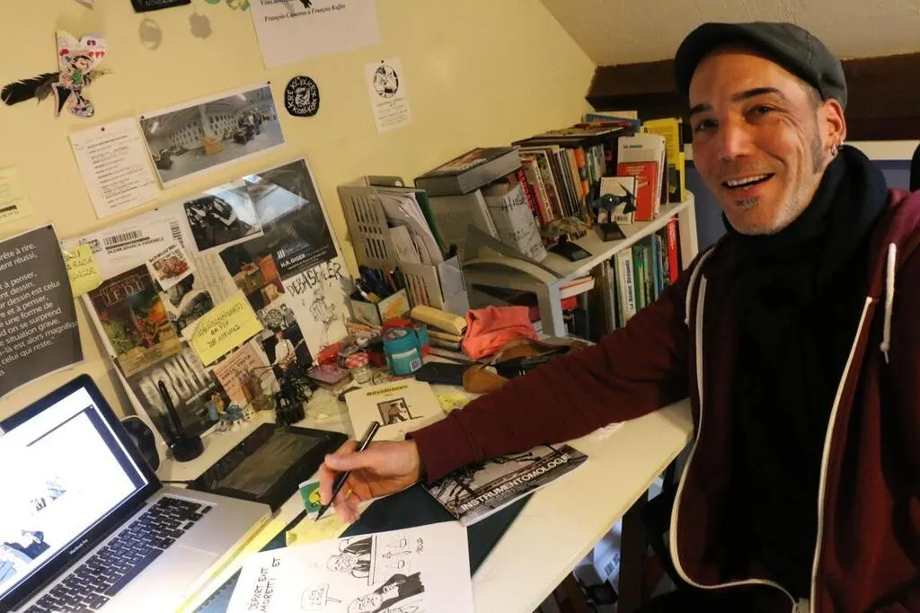 Rétro des dessins de presse de Troud pendant un mois au bar Le Lézard ...