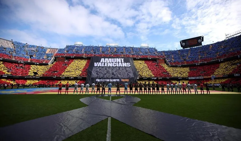 À Valence, l’émotion et un vibrant hommage pour le premier match depuis ...