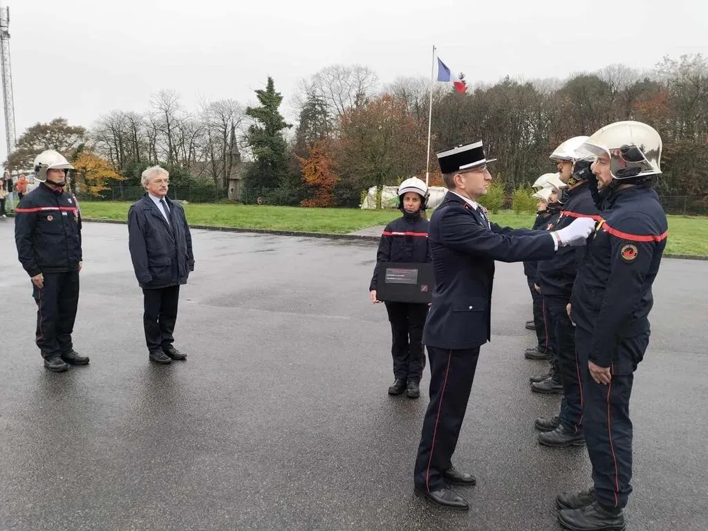 Sainte-Barbe à Bain-de-Bretagne : six pompiers ont été mis à l’honneur ...