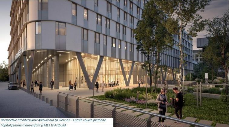 Projet phare du nouveau CHU de Rennes, la future maternité et l’hôpital ... Projet phare du nouveau CHU de Rennes, la future maternité et l’hôpital ...