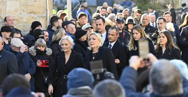 REPORTAGE. Obsèques de Jean-Marie Le Pen : une foule contenue et ...