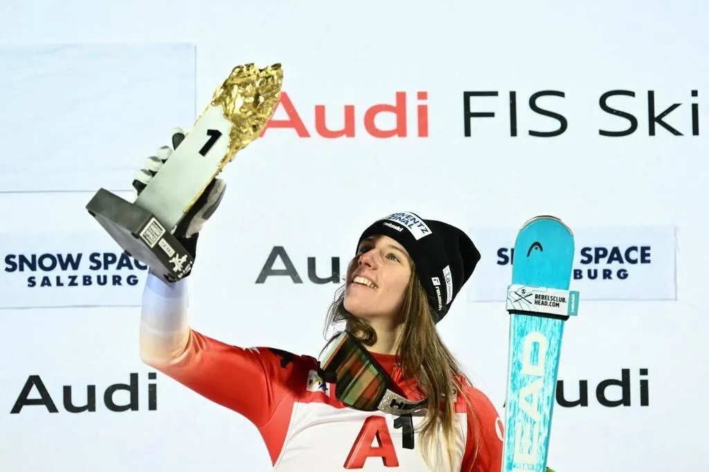 Ski alpin. « C’est pas mal » : Camille Rast glane le slalom de Coupe du ...