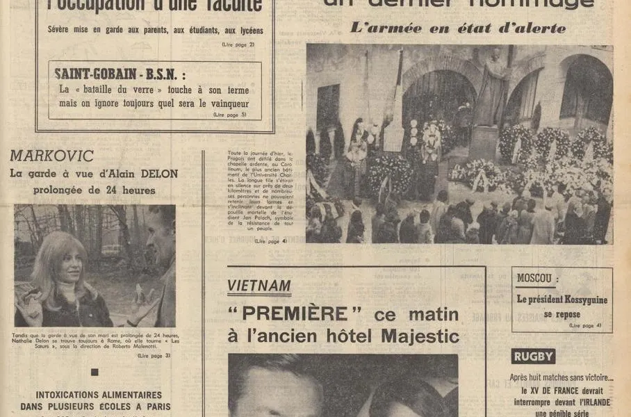 Dans les archives d’Ouest-France. 16 janvier 1969 : le sacrifice de Jan ...