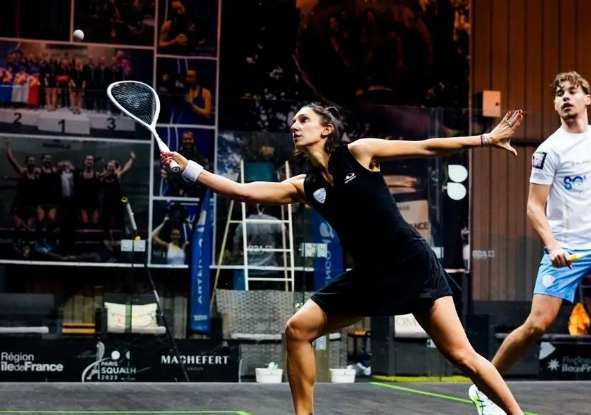 « La compétition d’une vie » : à 35 ans, Camille Serme sort de sa retraite du squash et ...