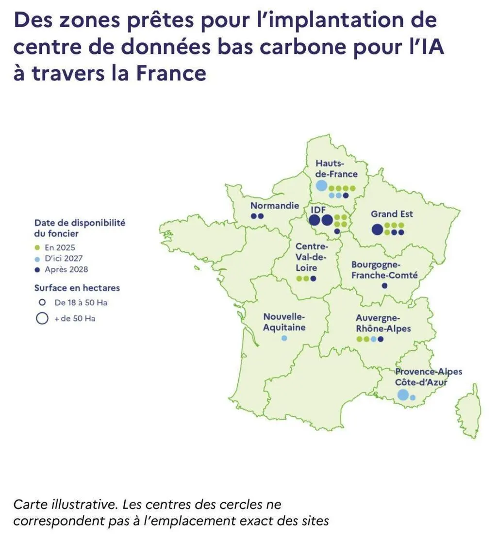 CARTE. Découvrez les régions qui accueilleront les 35 nouveaux data ...