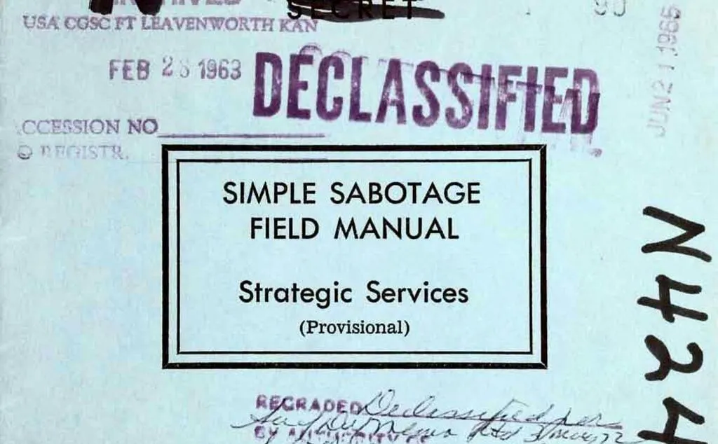 L’histoire étonnante de ce manuel de sabotage de 1944 que les ...