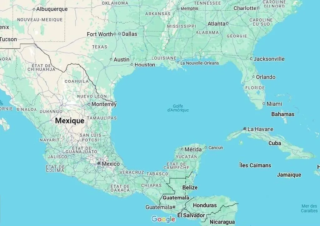 Google cède au souhait de Trump : le golfe du Mexique devient le golfe ...