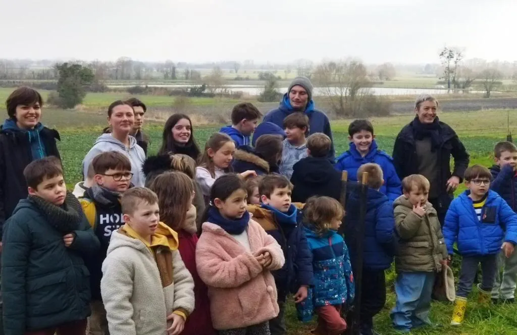 La Gouesnière. Ils ont planté des arbres fruitiers au Bois Renou ...