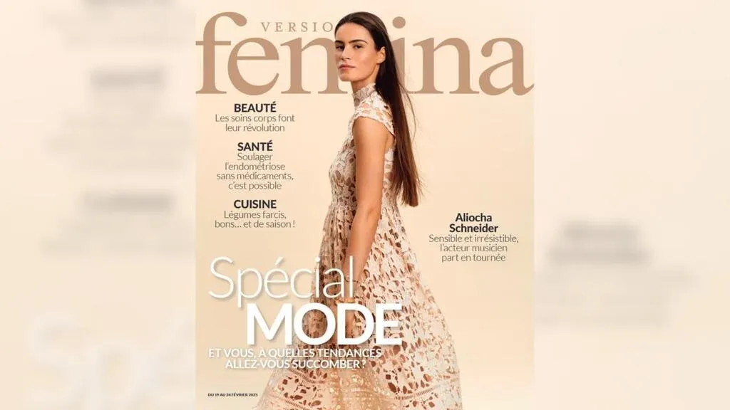 Le chanteur et acteur Aliocha Schneider dans votre Version femina avec ...