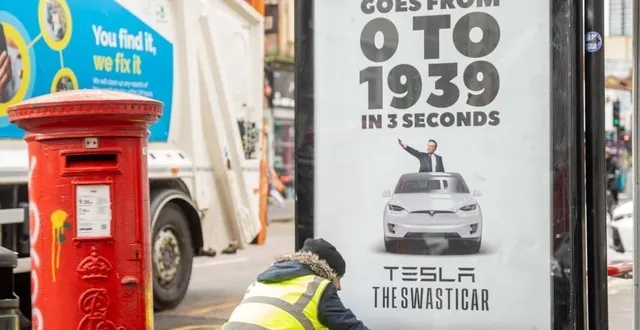 Au Royaume-Uni, une drôle de campagne contre Elon Musk et ses Tesla ...