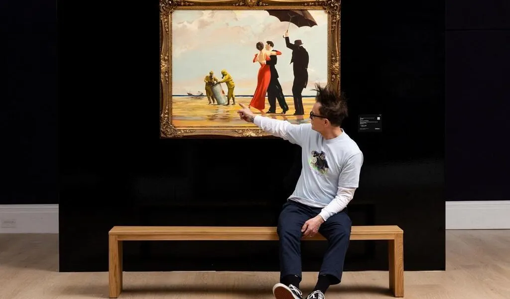 Un rare tableau de Banksy vendu 4,3 millions de livres - Cannes.maville.com