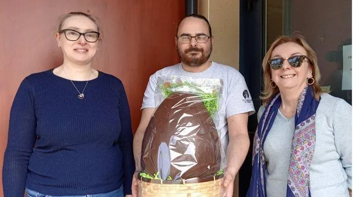 Sainte-Anne-sur-Vilaine. Quel est le poids de cet œuf en chocolat ...