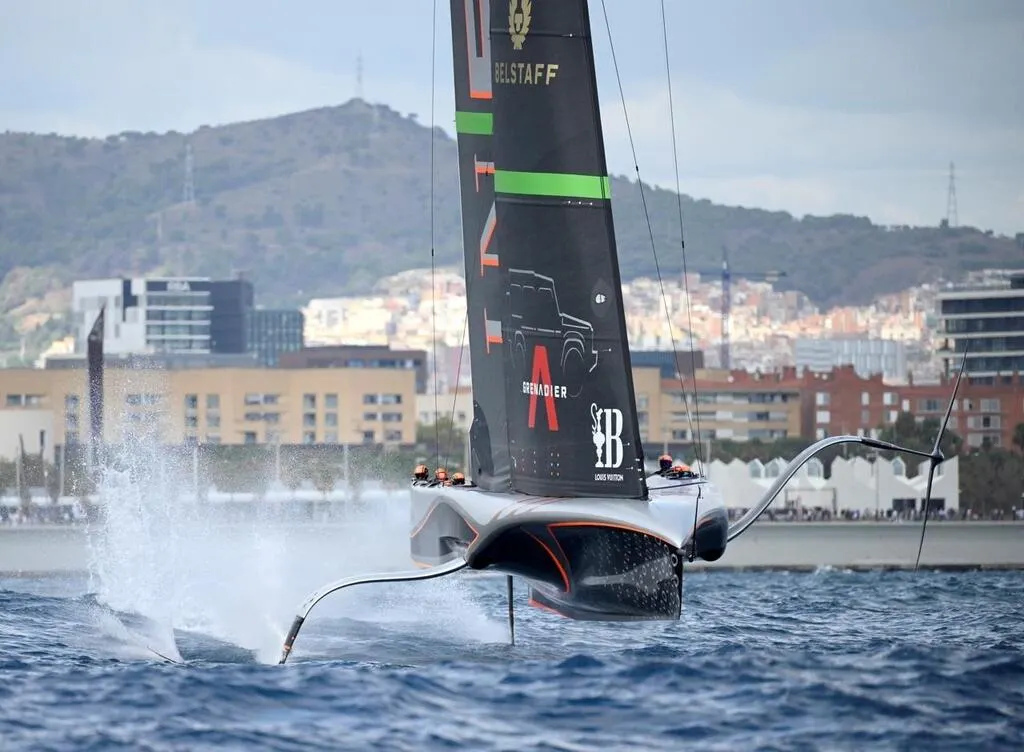 Coupe de l’America. Finaliste de la dernière édition, Ineos Britannia ...