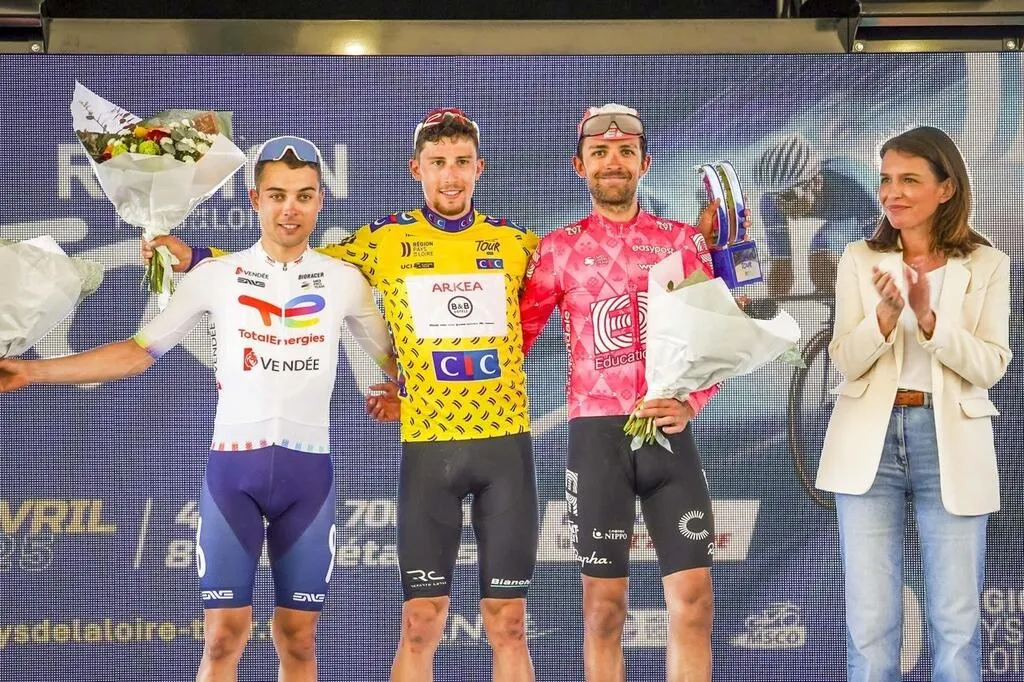 Région Pays de la Loire Tour. Le classement général final, remporté par Kévin Vauquelin . Sport ...